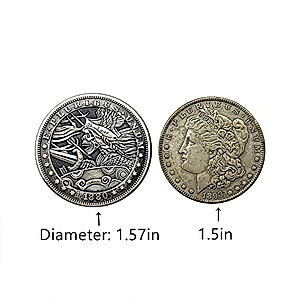 War Goddess Athena Skull Challenge Coin Collection Antique Silver Plated hobo Nickel