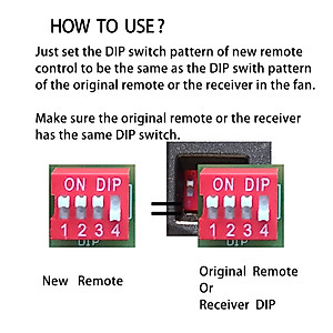 Humpptom Harbor Breeze Ceiling Fan Remote,Hampton Bay Ceiling Fan Remote Control,Ceiling Fan Remote Control- HD6 Remote Only 2pack