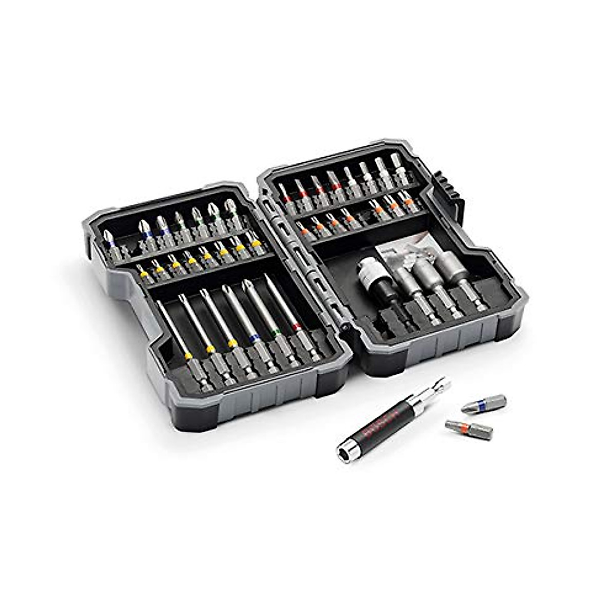 Bosch Professional 43 - Piece Screwdriver Bit and Nutsetter Set (Drill Accessories), Colour Coded, Variety Pack