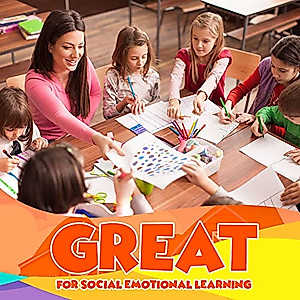 Bended Productions 183 Question a Day Cards Elementary School | Teacher Created Morning Meeting Chips for Teachers and Students | Classroom Conversation & Writing Prompt Cards Grades K-2