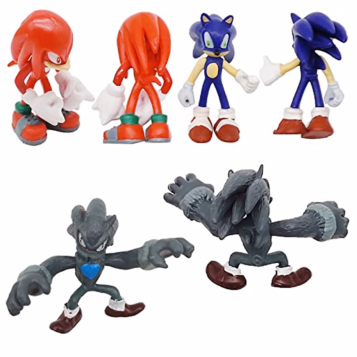 Rdyhqwp 18pcs Action Figures Toys Set Party Favors Supplies,2.5 Inch Action Figurines Cartoon Collection,Cake Toppers,Easter Egg Goodie Bag Stocking Stuffers,Christmas Birthday Gift for Kids