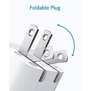 USB C Charger, Anker 20W PIQ 3.0 Fast Charger with Foldable Plug, PowerPort III Charger for iPhone 14/14 Plus/14 Pro/14 Pro Max/13, iPad/iPad Mini, MagSafe, and More (Cable Not Included)