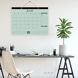 Pastel Minimalist desk calendar 2023 large 22x17-12 Monthly Desktop/Wall Calendar, January 2023 - December 2023, Big Blocks to Write for Planning and Organizing Your Home or Office B