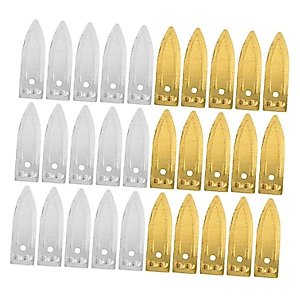 HOOTNEE 40pcs Sheet Zinc Electrode Strip Anode for Zinc Electroplating Electrode Strips Copper Zinc Electrode Strip