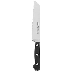 HENCKELS Classic Razor-Sharp Steak Knife Set of 4 and Bread Knife, German Engineered