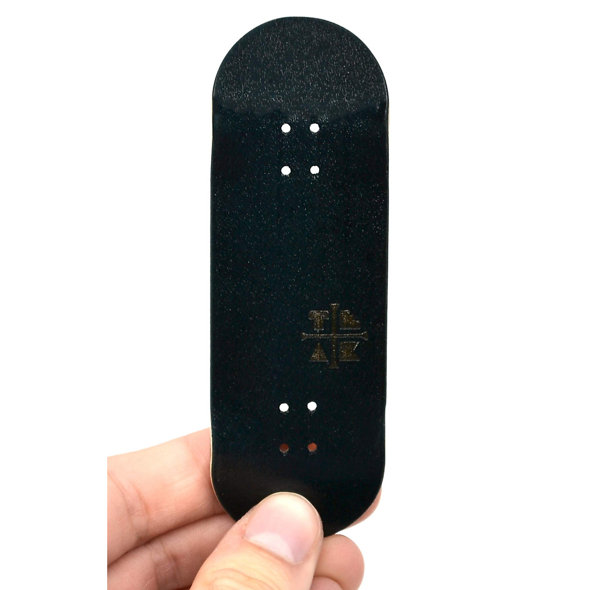 Teak Tuning Prolific Wooden Fingerboard Deck, Black Mamba - 34mm x 97mm - Handmade, Pro Shape & Size - Five Plies Wood Veneer - Includes Prolific Foam Tape