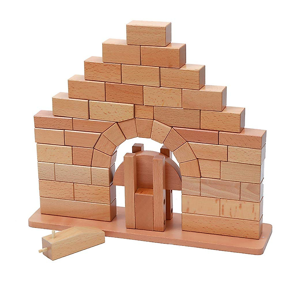 Kghios Montessori Toys Materials for Toddlers Roman Arch Bridge Science and Culture Teaching Materials Early Education Teaching Aids Children's Sense and Wisdom Building Blocks Toys 3 Years Old +