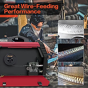 MIG Welding Wire, Flux Core Welder Wire E71T-GS .030" 2-Pound Spool Gasless Carbon Steel Mig Welding Wire