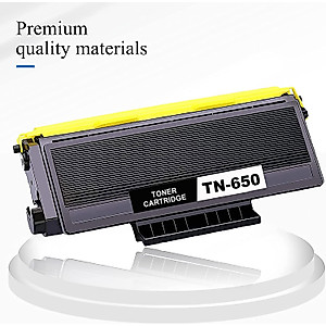 TcxLink (1 Pack) TN650 TN-650 High Yield Toner Cartridge Replacement for TN650 HL-5240 5370DW/DWT 5380DN 5350DN DCP-8060 MFC-8480DN Printer Toner.