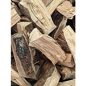 FPS Fox Peak Sampler Wood Smoking Chunks 20 Pounds with 5 pounds Each of Cherry, Hickory, Oak and Apple