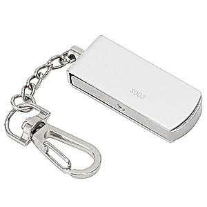 Flash Drive, Zinc Alloy Thumb Stick 360° Rotable Flashdisk with Keychain Compatible with Windows iOS Adriod Laptop Desktop Smartphone (8GB)