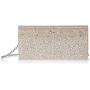 Jessica McClintock Chloe Sparkle Stones Evening Clutch, Champagne