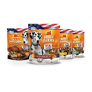 Betsy Farms Natural Chicken Jerky Recipe Dog Treats - Chicken Jerky Dog Treats, 12 Oz