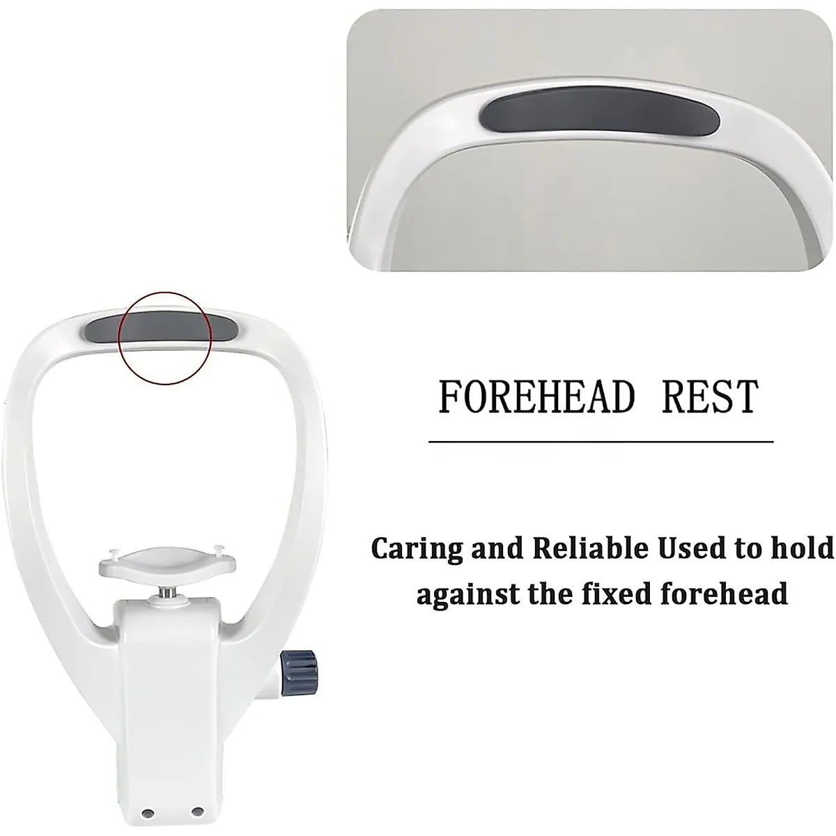 Forehead Support Optometry Accessories Optical Instrument Chin Rest Forehead Bracket Set for Auto Refractometer and Other Devices Chin Rest