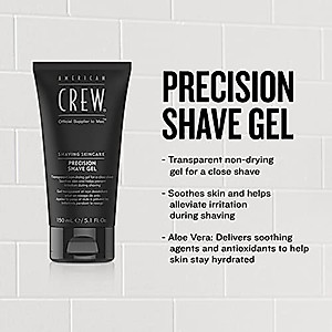 American Crew Gift Set, Travel Kit includes Hair Forming Cream, Men's Shampoo, Body Wash and Precision Shave Gel