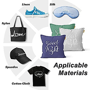 HTV Iron on Vinyl 12 inch x15 Feet Roll by CAREGY Easy to Cut & Weed Iron on Heat Transfer Vinyl DIY Heat Press Design for T-Shirts Glossy White