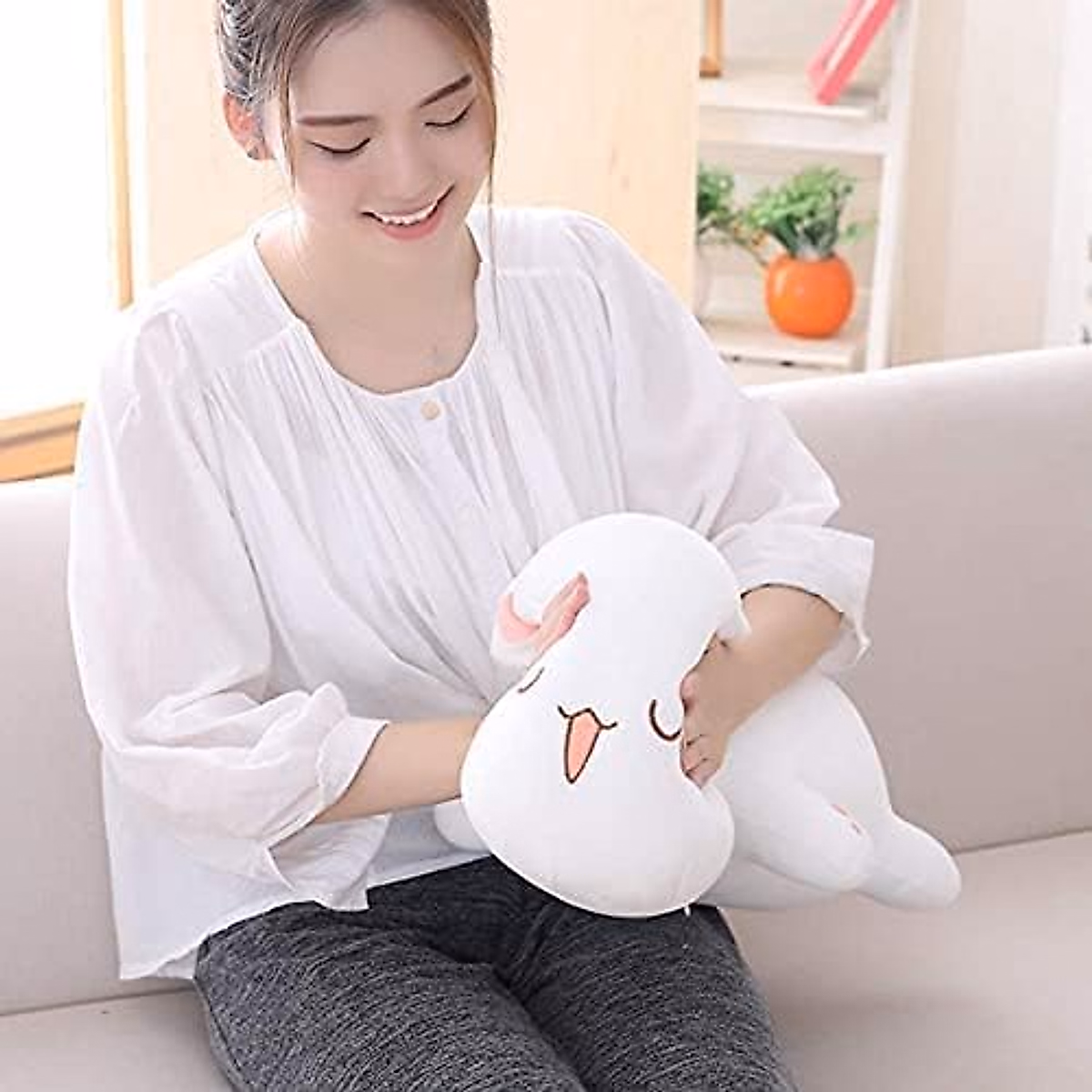 35-65 Kawaii Lying Cat Plush Toys Stuffed Cute Cat Doll Lovely Animal Pillow Soft Cartoon Toys for Children Girls