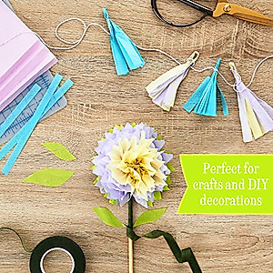 Hallmark Bulk Tissue Paper for Gift Wrapping (Pastel Rainbow, 8 Colors) 120 Sheets for Easter, Mothers Day, Birthdays, Gift Wrap, Crafts, DIY Paper Flowers, Tassel Garland and More