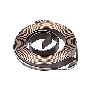 uxcell Drill Press Spring Drill Press Quill Feed Return Coil Spring Assembly Spring Steel Chemical Blackening Finish 980mm Expand Long 40x6x0.65mm