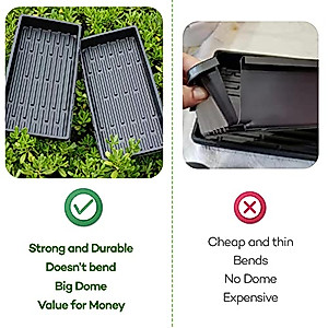 DDJKCZ 1020 Plant Growing Trays Without Holes