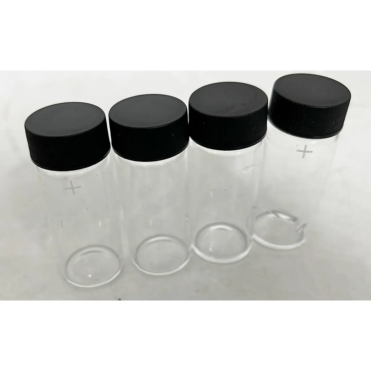 YFYIQI Sample Bottles SGZ-B Series Turbidity Meter Turbidimeter Solution Standard Bottles with 4 Empty 25 * 60mm Glass Sample Bottles