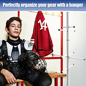 Hockey Equipment Dryer Rack Metal Hockey Equipment Gear Hockey Equipment Dryer Gear Holder Sports Tree Dryer Stand Deluxe Model Gear Drying Rack for Boys Hockey Football Lacrosse 55 x 21 Inch (1 Pack)