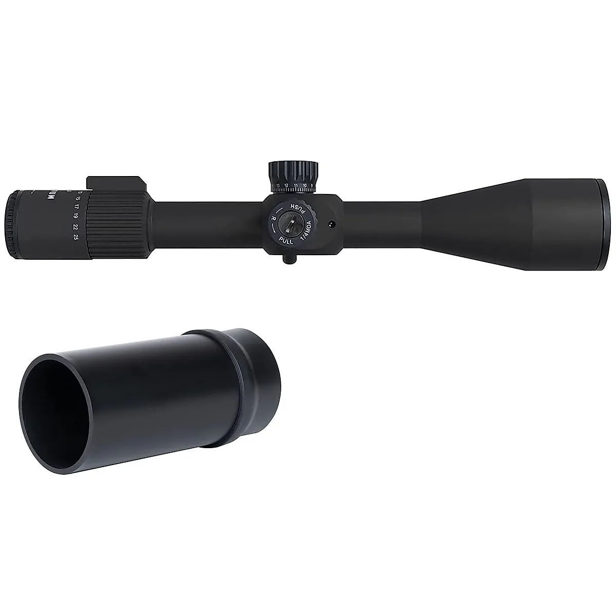 Monstrum G3 5-25x50 FFP Rifle Scope | Monstrum SS-H Scope Sunshade | Bundle