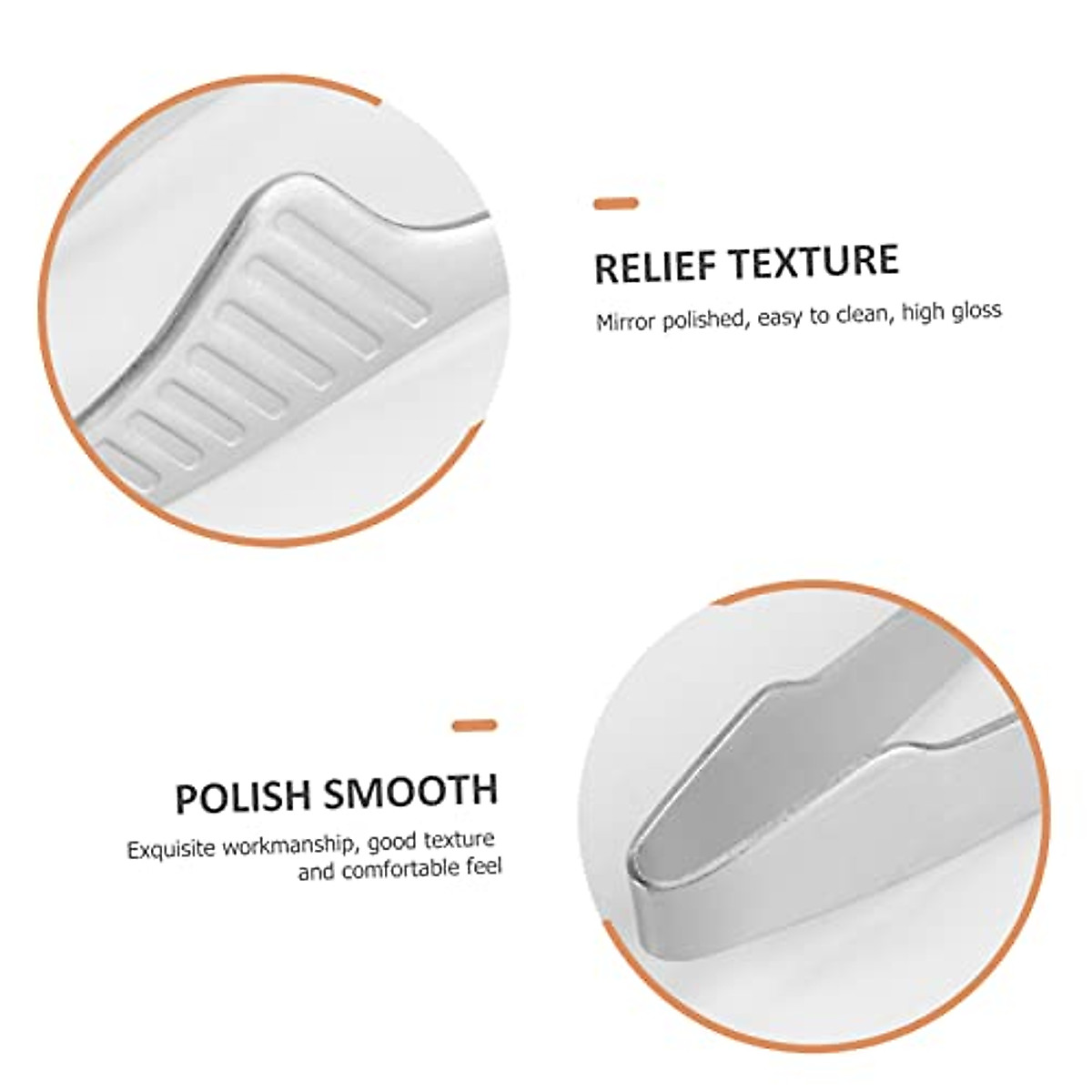 GANAZONO 2pcs Bbq Tongs Food Grill Stainless Steel Clips Korean Grill Slim Tongs for Cooking Heavy Duty Grilling Tongs Kitchen Food Tong Bread Tongs Outdoor Barbecue Tong Kitchen Supplies