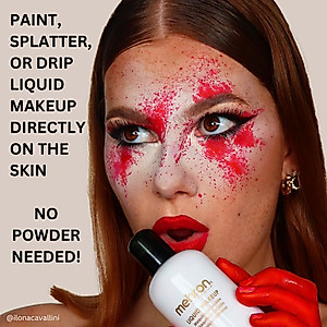 Mehron Makeup Liquid Makeup | Face Paint and Body Paint 4.5 oz (133 ml) (GREEN)