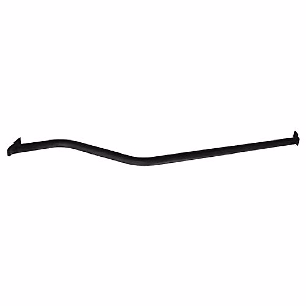 Rampage Windshield Header Channel | Wiper Drop Down Bracket, Black | 98499 | Fits 1966 - 1977 Ford Bronco