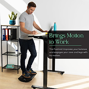 Foot Rest for Under Desk at Work - Desk Foot Rest Ergonomic Design for All-Day Support, Pain Relief, Foot Stool Footrest - Comfortable Footrest Promotes Motion and Circulation