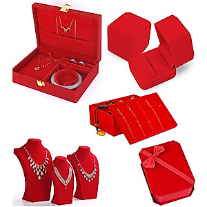 Self Adhesive Felt Fabric, Soft Velvet Drawer Liner,Jewelry Box Felt Liner, DIY Velvet Fabric for Art & Crafts (17.7" x78.7", Red)