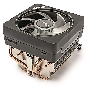 AMD Wraith Prism LED RGB Cooler Fan from Ryzen 7 2700X Processor AM4/AM2/AM3/AM3+ 4-Pin Connector Copper Base/Alum Heat Sink, compatible with Desktop