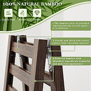 Bamboo Shoe Rack Organizer for Closet and Entryway - Space-Saving Narrow Shoe Stand - Versatile Shoe Holder for Door or Closet Shelf,Garage Bedroom can Freely Stack DIY Small Shoe Racks 3Tier Brown