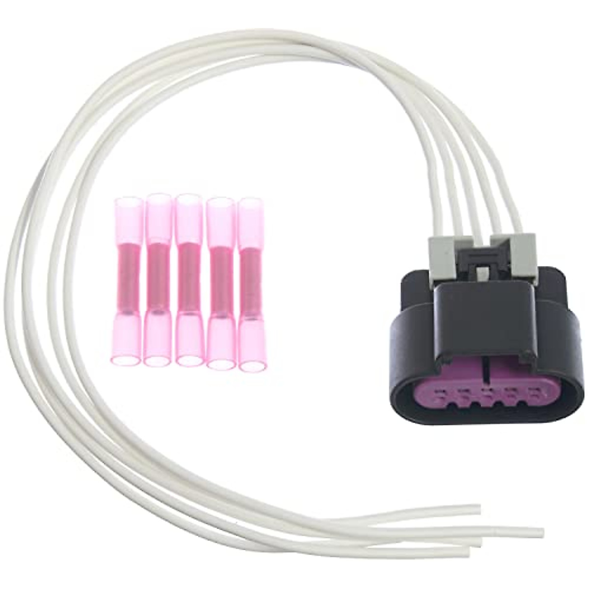 APDTY 116687 Tail light connector repair harness Replaces PT1555, PT-1555, 88953146, 15355207