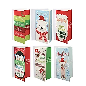 Christmas House 207422 Christmas Wishes Money Holders with Envelopes (8 Ct)