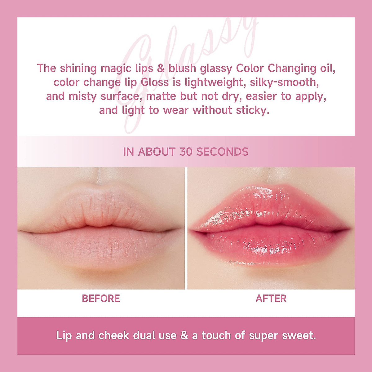 Rosarden Color Changing Blush | Multi-use & Long Lasting