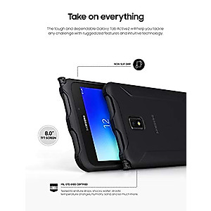 SAMSUNG Galaxy Tab Active2 8" Ruggedized Tablet Wi-Fi 16GB, Black (SM-T390NZKAXAR)