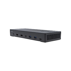 VisionTek VT4950 USB C KVM Docking Station - 1x HDMI, 2x DP, 4x USB, 1x USB-C, Audio, Ethernet, 100W PD to Each Host for Windows/MacOS