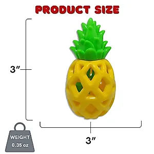 Steel Dog Treaters Pineapple, Dog Toy for Boredom and Stimulation, Treat Dispensing, Interactive Dog Puzzle Toys for Small, Medium, Large Breed
