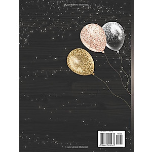 Happy 50th Birthday Guest Book: Party Sign In Book for Fifty Year Old | Keepsake & Memory Gift for Her | Pretty Floral Design for Women