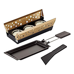 Kuhn Rikon Mini Candle Light Raclette Set, Small, Gold
