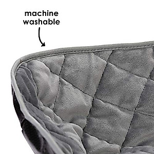 Diono Ultra Dry Seat, Child Car Seat Pad With Waterproof Liner - Potty Training Seat Pads for Infants Baby and Toddlers, Multi-Use for High Chair, Car Seats and Strollers, Machine Washable, Gray