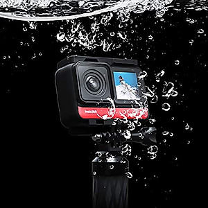 Insta360 ONE R Twin Edition Memory Card Bundle – 4K Action Camera & 5.7K 360 Camera with Interchangeable Lenses, Stabilization, IPX8 Waterproof, Touch Screen, AI Editing