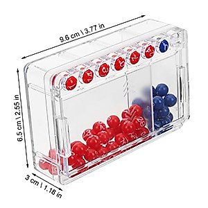 Totority 1 Set Analog Number Picker Portable Game Console Mini Dice Mini Accessories Lottery Games Props Portable Lottery Machine Fortunate Number Picker Plastic Party Supplies Lottery Case