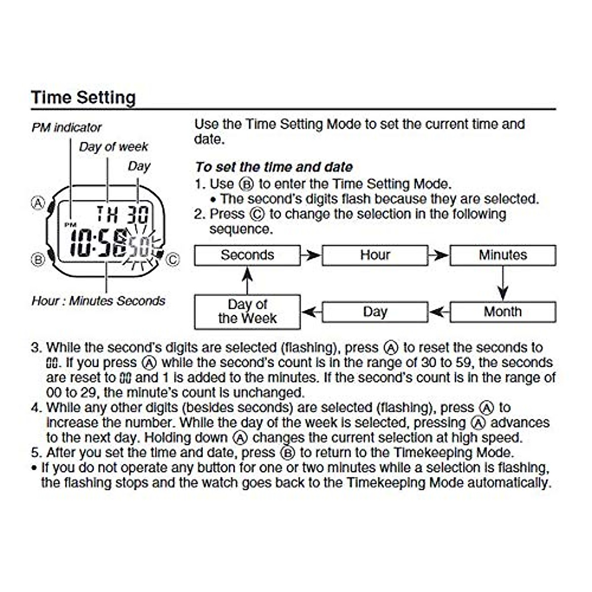 Casio F108WH Water Resistant Digital Blue Resin Strap Watch