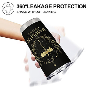 Fourth Dragon Tumbler Wing Empyrean Rider War College 20 oz Stainless Steel Insulated Tumblers with Lid and Straw Bookish Acotar Travel Coffee Mug Gifts