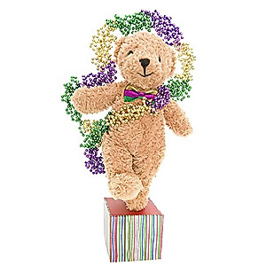 Hying Mardi Gras Ribbons for Wreath Bows, Glitter Gold Purple Green Wired Edge Ribbons Mardi Gras Stripes Craft Ribbons for Gift Wrapping Fat Tuesday Carnival Party Decoration Supplies, 2.5"×10 Yards