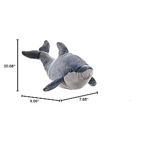 Wild Republic Dolphin Plush, Stuffed Animal, Plush Toy, Gifts for Kids, Cuddlekins 20 inches