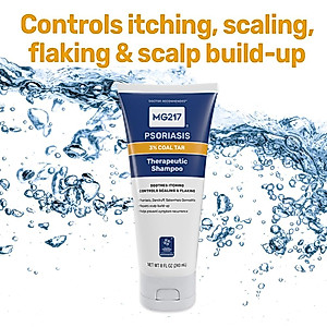 MG217 Medicated Conditioning Coal Tar Formula Shampoo 8 oz (Pack of 5)